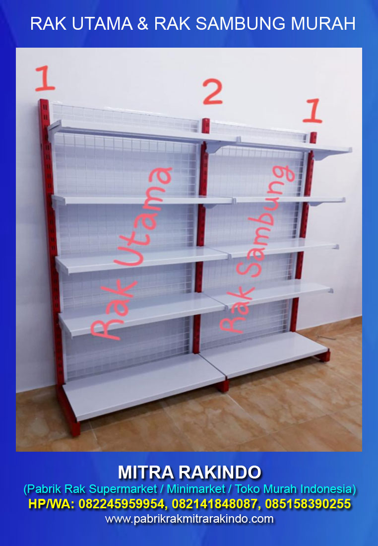 HARGA RAK UTAMA & RAK SAMBUNG | HP/WA: 082245959954 - PABRIK RAK ...